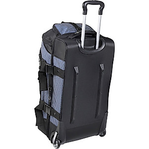 Samsonite Ripstop Wheeled Rolling Duffel Bag, Blue, 26-Inch