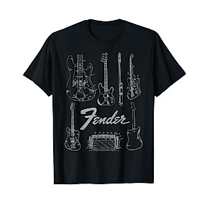 Fender Guitars & Amp Logo T-Shirt