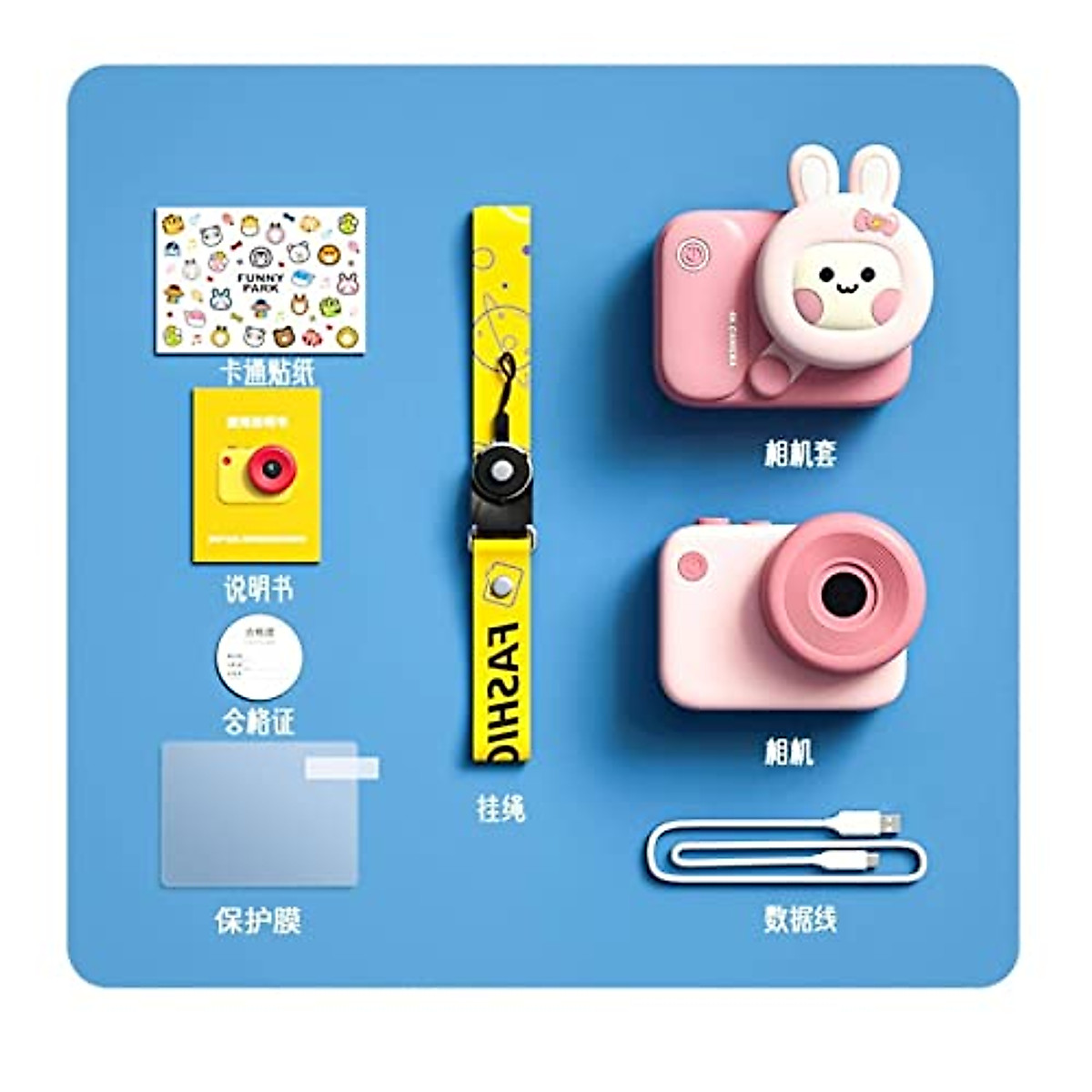 New Children's Camera 4K High-Definition Dual Camera Can Take Pictures Digital Camera Sports Mini Small SLR Toys