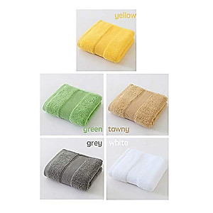 JININQ 700GSM 2Piece Hand Towels -100% Cotton(14 x 30 Inches) for Bathroom,Kitchen,Beauty,Spa,Gym,Household face Towel,Highly Absorbent Towels (Green)