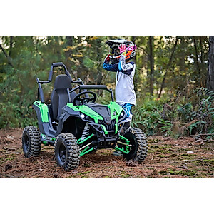 MotoTec Raider Kids UTV 48v 1200w Full Suspension Red