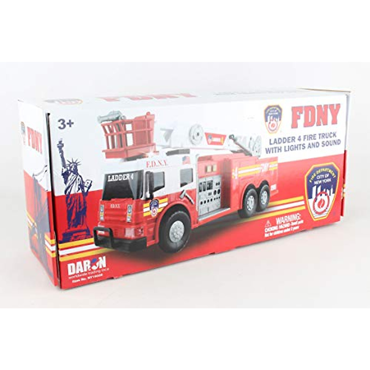 Daron FDNY 24" Fire Truck w/ Lights & Sounds,Red