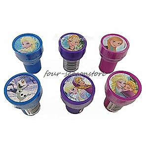 Disney Frozen Anna Elsa Olaf 30x Stampers Self-Inking Birthday Party Favors