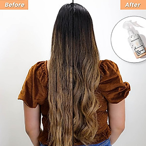 FoxyBae Heat Protectant Spray - Thermal Hair Styling Mist for Curling Iron & Blow Dryer - Prevents Frizz, Damage & Breakage, 8oz