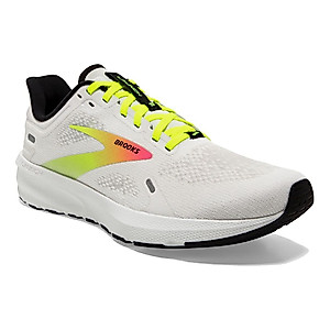 Brooks Women’s Launch 9 Neutral Running Shoe - White/Pink/Nightlife - 9