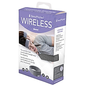 New SleepPhones Wireless Sleep Headphones by AcousticSheep | Bluetooth Headband Headphones for Sleeping & Travel | Original and Most Comfortable Sleeping Headphones (Small, Quiet Lavender (Fleece))