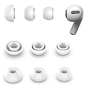 Zotech Replacement 3 Pairs Silicone Ear Tips for Apple Airpods Pro 1st & 2nd Gen (S/M/L)