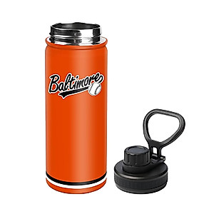 ANTKING Baltimore Tumbler Travel Mug Coffee Cup Custom Name Number for Men Women Youth Gifts