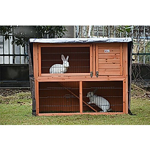 BUNNY BUSINESS Universal Double Hutch Cover, 48-Inch