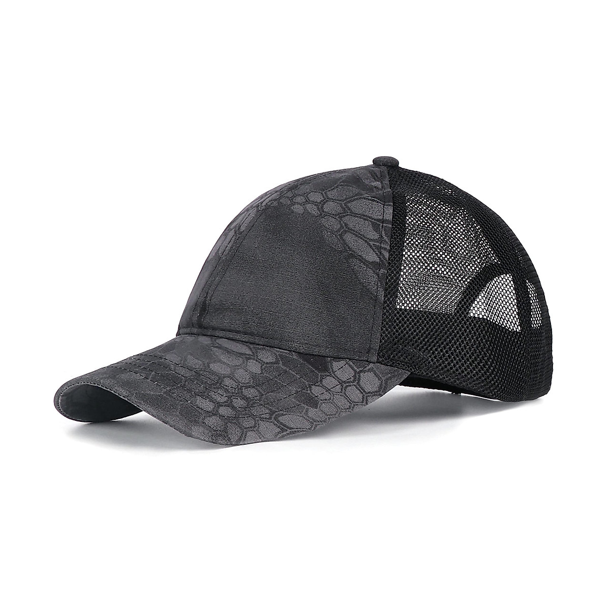 Zylioo XXL Oversize Camo Trucker Cap,Adjustable Breathable Summer Cap,Mesh Back Running Hat for Big Heads