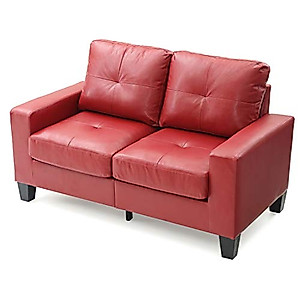 Glory Furniture Newbury Modular Loveseat Red