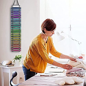 ArtsyCase, Vinyl Roll Holder Storage Rack with 24 Compartments,Diamond Painting Canvas Craft Storage Organizer Wall Mount Over The Door Organizer for Vinyl Sheets Wrapping Paper Design Drawings(2Pcs)