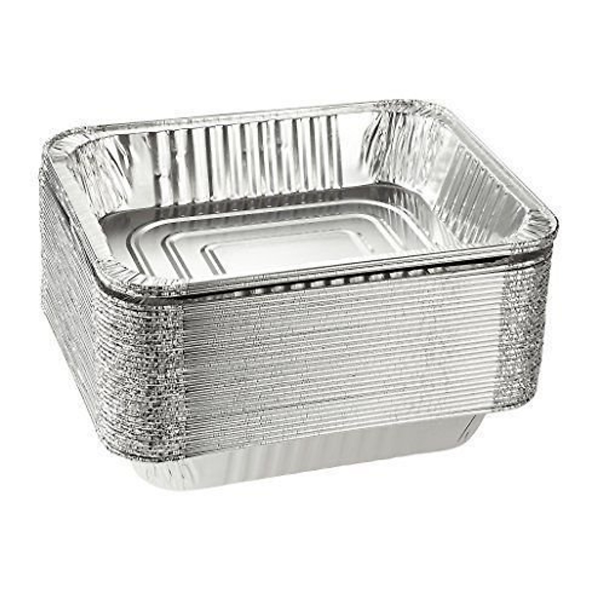 Aluminum Half Size Deep Foil Pan 30 packs Safe for use in freezer, oven, and steam table.pen,12 1/2" x 10 1/4" x 2 1/2" (-40 gauge-!)Made In The USA