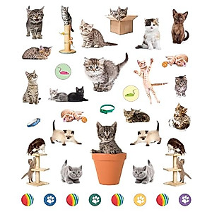 Eyelike Stickers: Kittens