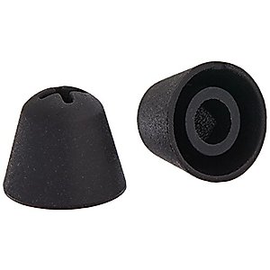 Sennheiser SHHCSET840TIPS Black Silicone Replacement Eartips, 5 Pairs
