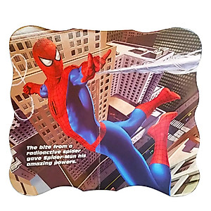 Marvel Spiderman Board Book Set - Bundle with 4 Amazing Spiderman Superhero Board Books for Boys, Girls (Spiderman Reading Book for Toddlers)