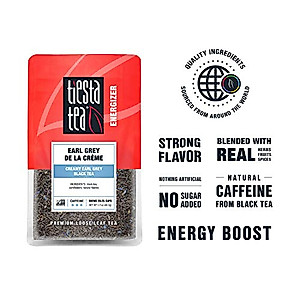 Tiesta Tea - Earl Grey de la Crème, Loose Leaf Creamy Earl Grey Black Tea, High Caffeine, Hot & Iced Tea, 1.7 oz Pouch - 25 Cups, Natural Flavored, Unsweetened, Black Tea Loose Leaf