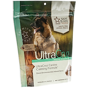 UltraCruz Canine Calming Supplement for Dogs, 60 Tasty Chews