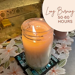 Nika's Home Apple Pie Soy Candle 12oz Mason Jar Non-Toxic White Soy Handmade, Long Burning 50-60 Hours Highly Scented All Natural, Clean Burning Large Candle Gift Décor