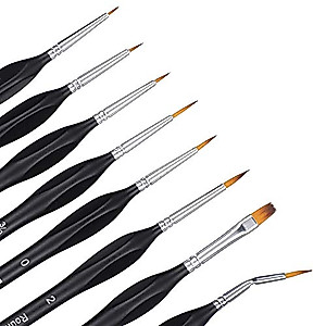 Painting Brush Set Watercolor Brush Set Tools Painting Brushes Oil Painting Acrylic 8Pcs Wool Nylon Art Brush Paint Brush Paint Tool Paintbrush Coloring Brush Oil Portrait