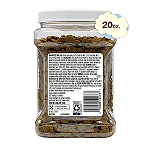 Purina Friskies Natural Cat Treats, Party Mix Natural Yums With Wild Caught Tuna and added vitamins, minerals and nutrients - 20 oz. Canister