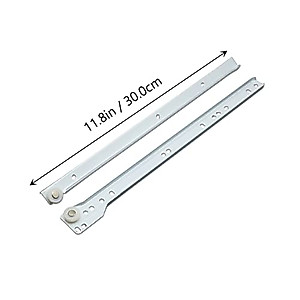 Ciieeo 2 Sets Drawer Slides Ball Bearings PC Keyboard Desk Tray Cabinet Drawer Bearing Slides Cabinet Slider Table Keyboard Slides Heavy Duty Slides Bearing Tray Slide Cupboard Slideshow