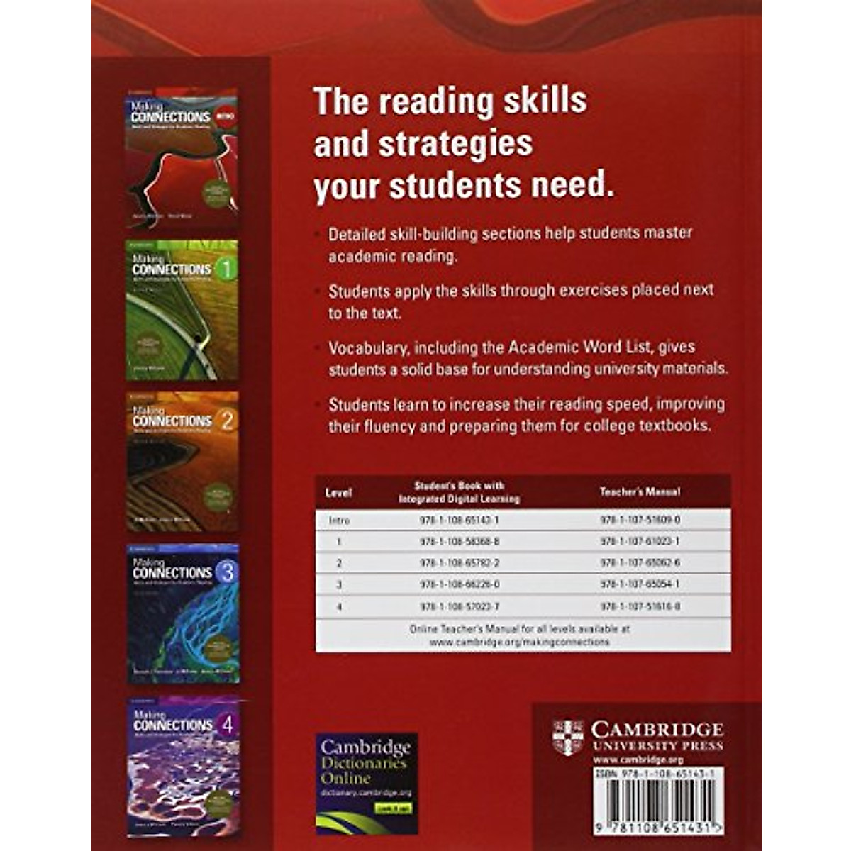 Making Connections Intro Student's Book with Integrated Digital Learning: Skills and Strategies for Academic Reading