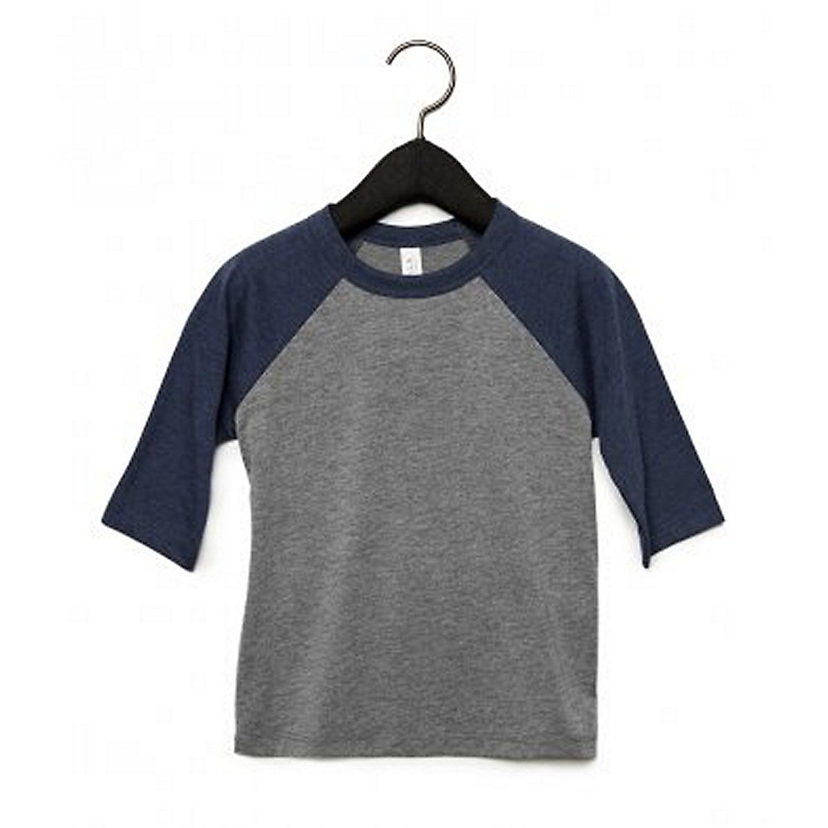 Bella Canvas 3/4-Sleeve Baseball T-Shirt (3200T) White/Red, 5T