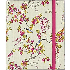 Blossoms & Bluebirds Large Address Book