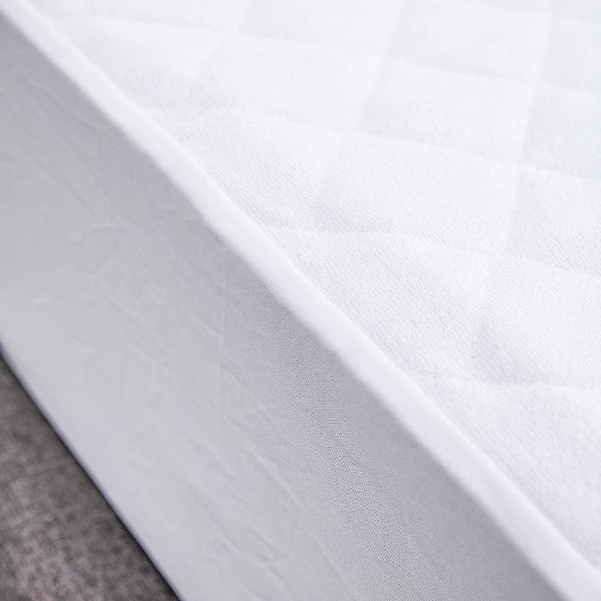 Waterproof Crib Mattress Protector Pad - 2 Pack - Washable and Comfy Crib Mattress Protector Baby Fitted Bed Sheets (52*28*9 inches)