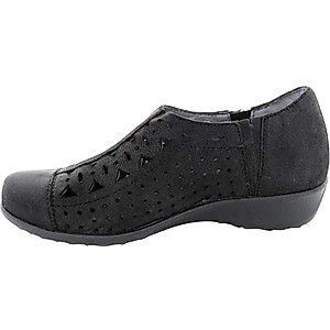 Drew Shoe Merlin Women's Therapeutic Diabetic Extra Depth Shoe: Taupe/Dusty Leather 8.5 Wide (D) Zipper