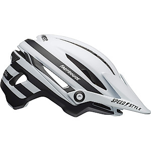 BELL Sixer MIPS Adult Mountain Bike Helmet - Fasthouse Stripes Matte White/Black (2024), Small (52-56 cm)