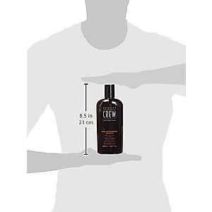 American Crew Men's Shampoo, Moisturizing Shampoo for Oily Hair, 15.2 Fl Oz