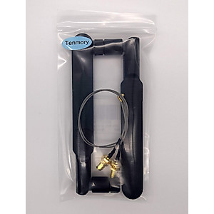 8dBi RP-SMA Male WiFi Antenna + 20cm U.FL to RPSMA Female Extension Cable for Mini PCIe Slot