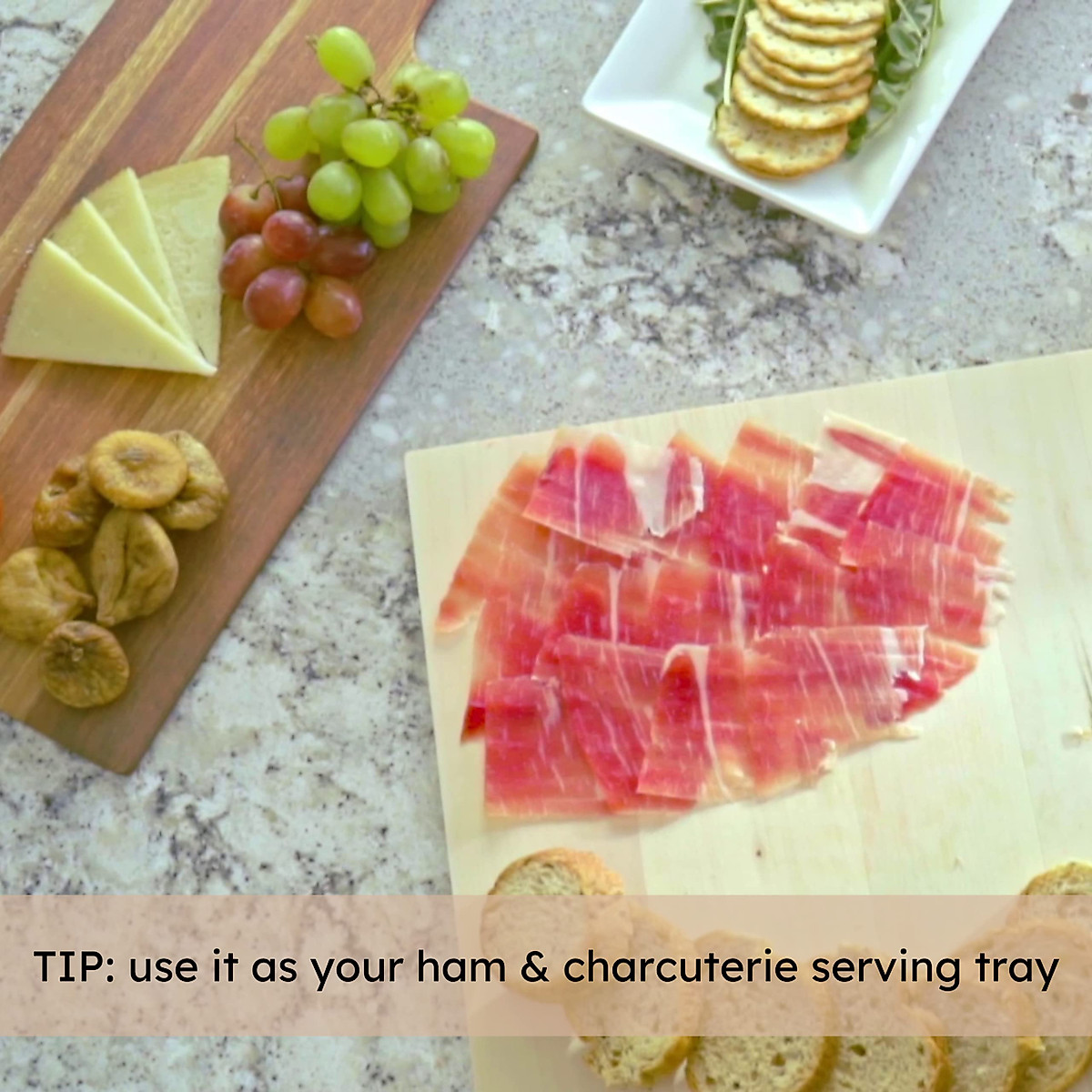 Monte Nevado Folding Ham Stand - Carving Knife and Sharpener Included - Iberico, Serrano and Prosciutto Ham Holder Stand - Easy to Assemble, Lightweight, Portable - Soporte Jamonero Plegable