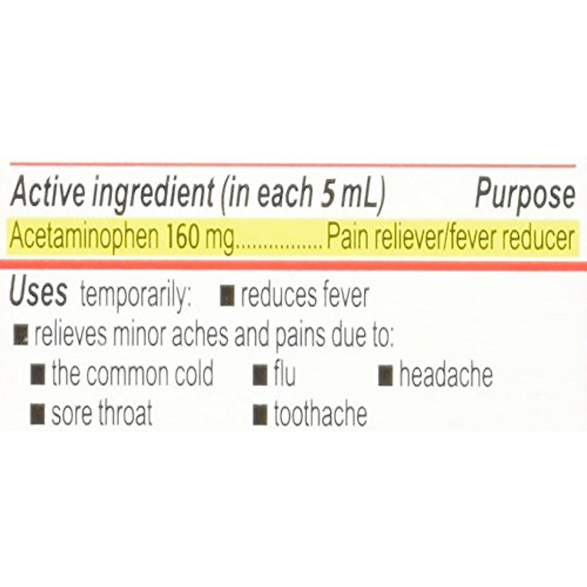 Infants' Tylenol Acetaminophen Liquid Medicine, Cherry, 2 fl. oz