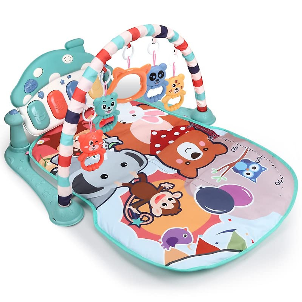 WYSWYG Baby Play Mat Baby Play Gym Activity Mat Piano Gym Activity Center for Baby Toys for Infants and Toddlers 0-6-12 Months