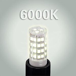 HRYSPN BA15D Double Bayonet Sewing Machine LED Light Bulb 5 Watt Daylight White 6000K Non-dimmable AC110V-130V (Pack of 4)