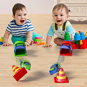 DY-GO Toy Cars for 3 4 5 Year Old Boys,Cars for Kids Aged 4-8,Kid's Car Launcher Toys with Shoe Shape,Preschool STEM Educational Toys,Christmas and New Year Birthday Toy Gift for Boys Girls Aged 3+