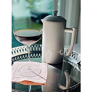 Frieling Double-Walled Stainless Steel French Press Coffee Maker, Dilly Bean Green, 34 fl oz.