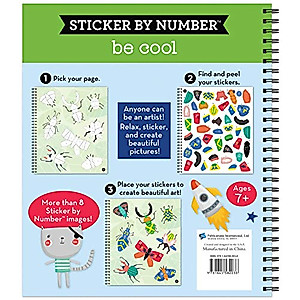 Brain Games - Sticker by Number: Be Cool