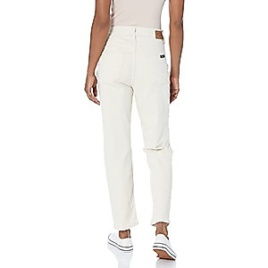Calvin Klein Women's Hi Rise Slim Crop Denim, Ecru, 29
