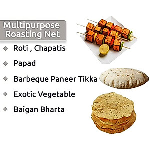 Nexxa Stainless Steel Round Wire Roaster Roti Jali, Roti Grill, Papd Grill, Chapati Grill