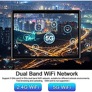 AOYODKG Tablet 2 in 1 with Keyboard, Tablet 10.1 inch Android 11, 4GB+64GB(128GB Expand), SIM 5G, Quad-Core, IPS HD Display, Dual Camera, WiFi, Bluetooth, GMS Certified Tablet PC, AYO-M40(Red)