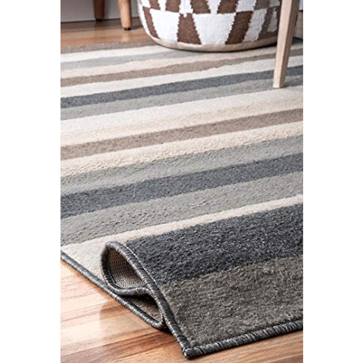 nuLOOM Manor Bengal Striped Area Rug, 5' x 8', Beige
