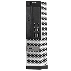 Dell Optiplex 9020 Small Desktop Computer (SFF) | Quad Core Intel i5 (3.20GHz) | 16GB DDR3 RAM | 512GB SSD Solid State | Windows 10 Pro | 24in Monitor | RGB Mouse + Keyboard (Renewed), Black