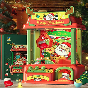 DOLIVE Claw Machine for Kids, Electronic Arcade Game Machine with Music, Green Mini Vending Machine, for Girls Age 4 5 6 7 8 9 10+