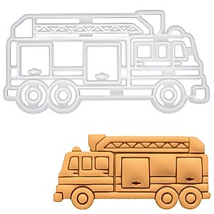 Fire Truck cookie cutter, 1 piece - Bakerlogy