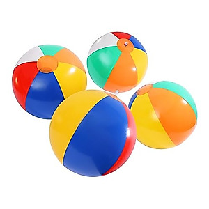 Alasum 6 Pcs Beach Toys Beach Toys for Toddlers Mini Inflatable Pool Inflatable Beach Balls Beach Balls for Party Balls for Swimming Pool Water Toy Ball with The Ball Pool Ball 38c