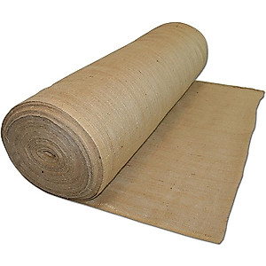 AK TRADING CO. 60-Inches Wide Natural Jute Burlap Fabric Rolls - 100 Yards